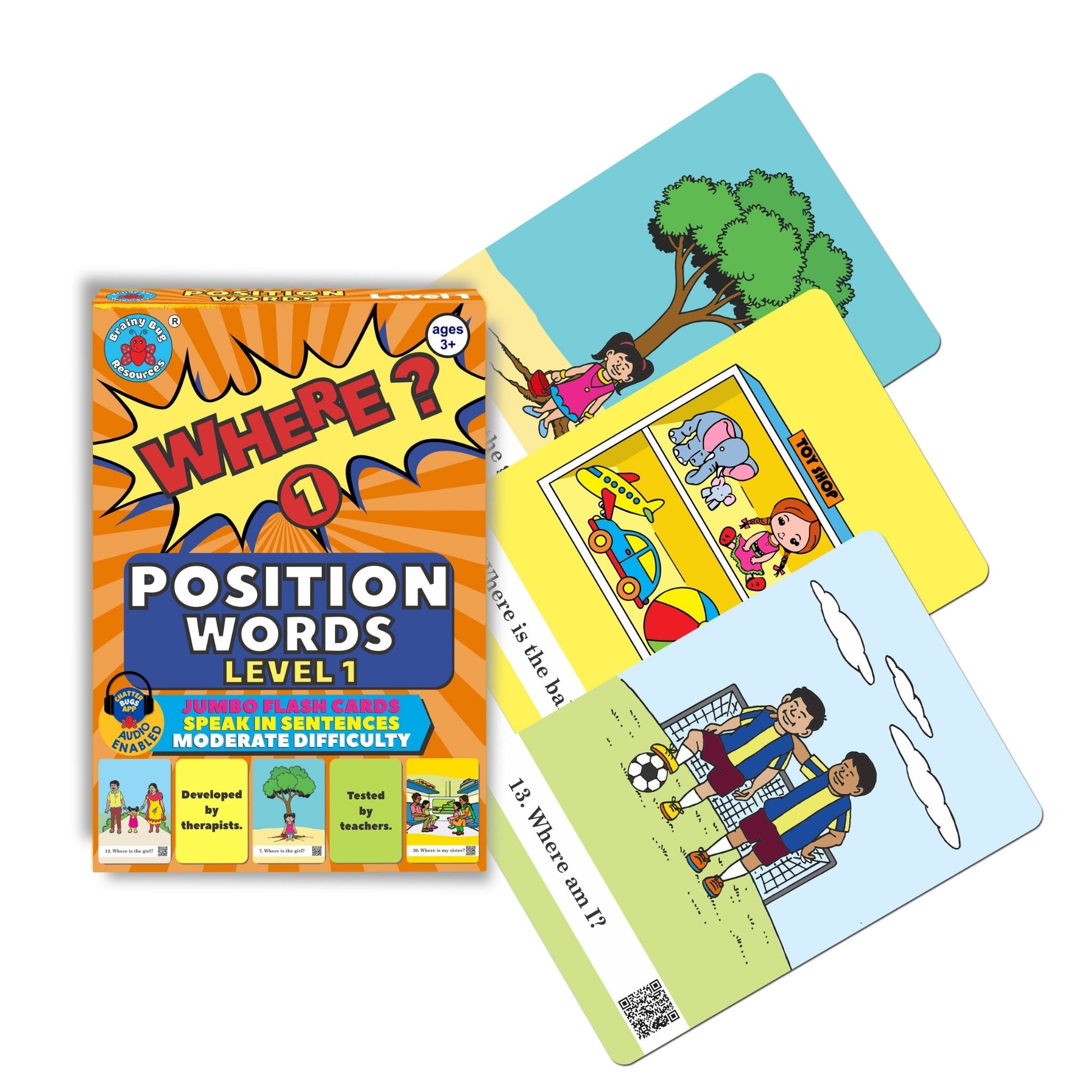 📍 Essential Prepositions | 30 Cards | Ages 3+ | By Child Development ...